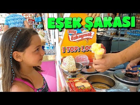 MELİKEYE DONDURMACIDA ŞAKA YAPTIK ÇOK ŞAŞIRDI