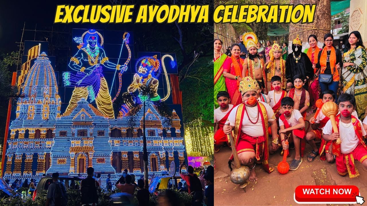 Ayodhya Darshan | Ram Mandir Ayodhya Vibes In Mumbai | Ayodhya latest ...
