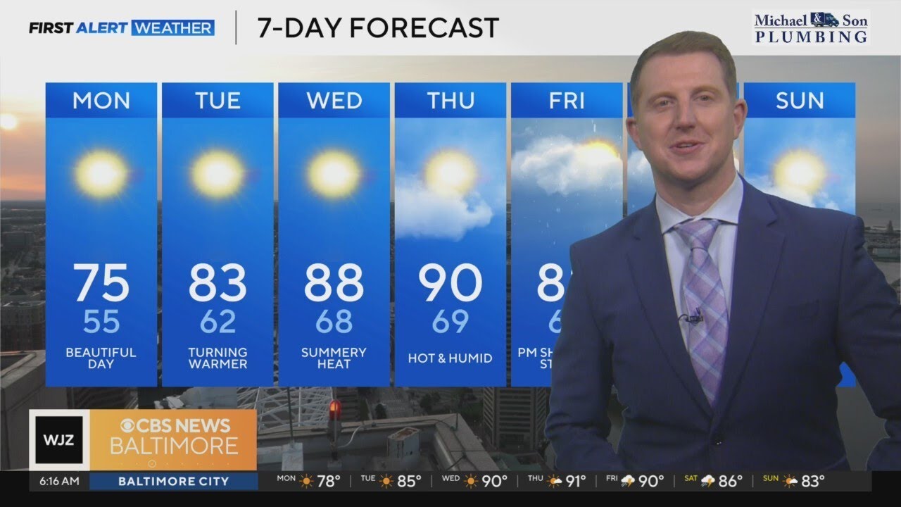 Maryland sees beautiful and refreshing Monday, summer-like weather by ...
