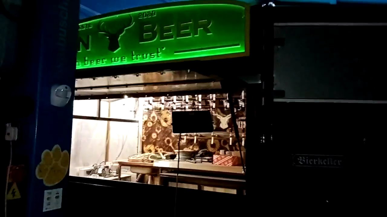 Custom 6 taps mini bar John Beer trailer conversion @45% - YouTube