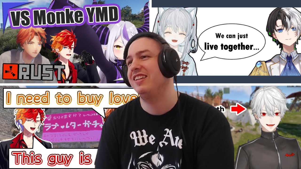 Vtuber/Streamer Rust Server Clips Reaction Stream (Laplus, Kamito ...