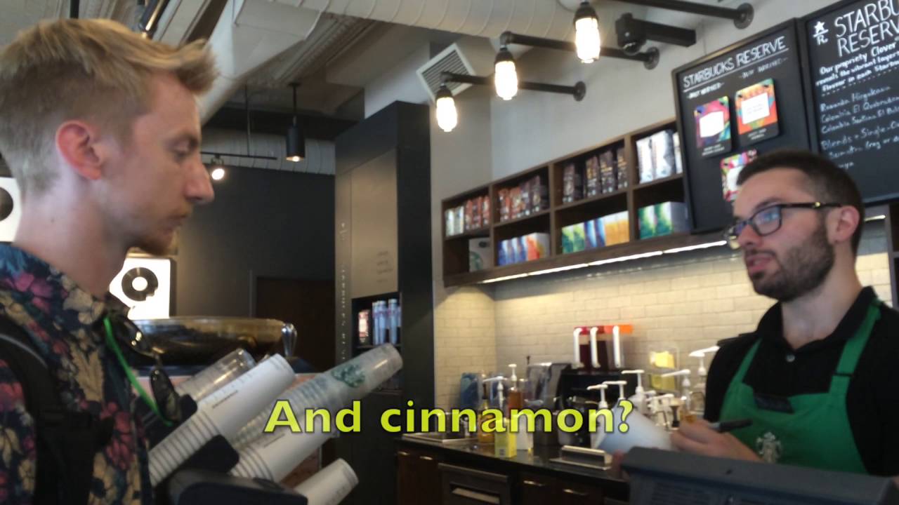 Overly Complicated Starbucks Order - YouTube