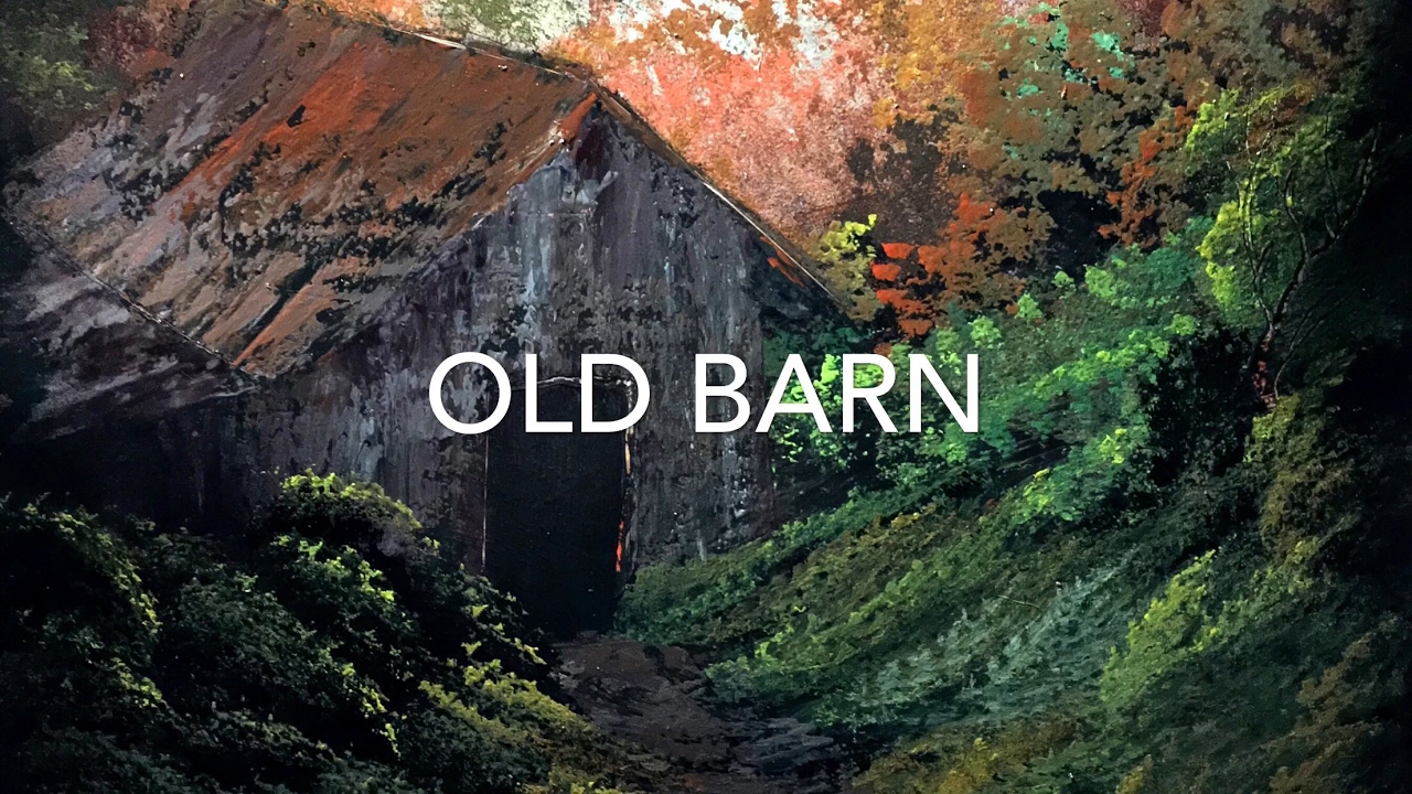 The Joy of Spray - spray paint art - Old Barn Tutorial - YouTube