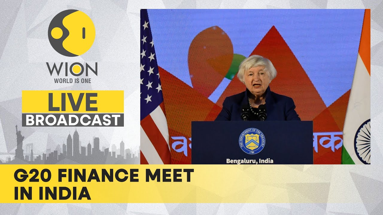 WION Live Broadcast: U.S. Treasury Secy Janet Yellen addresses meet ...