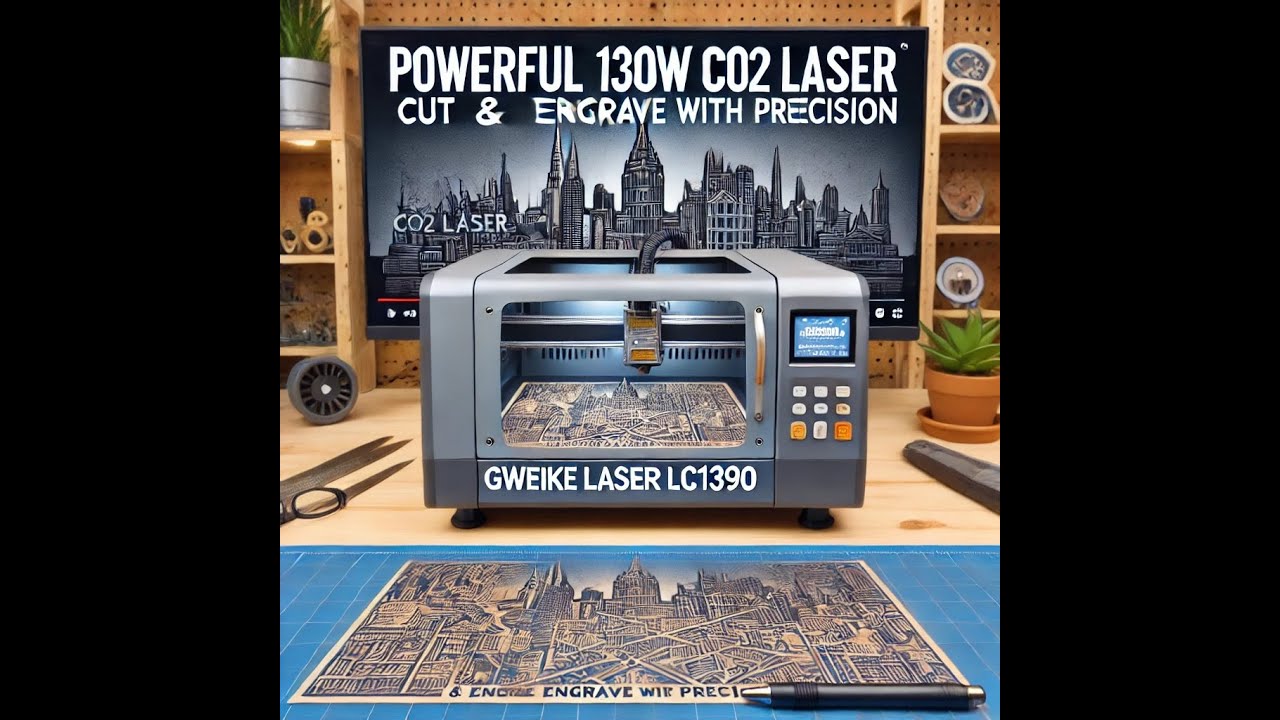 Cutting Acrylic and Wood with Precision: Weike LC1390N-130 Extra 130W CO2 Laser in Action - YouTube