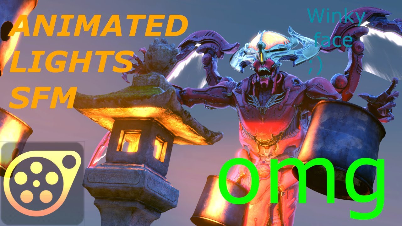 Source Filmmaker Animated Lights Demo - YouTube