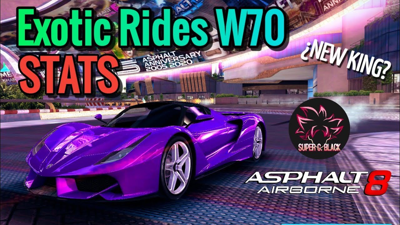 Asphalt 8 | Exotic Rides w70 PRO STATS & some MP Races with Acura NSX ...