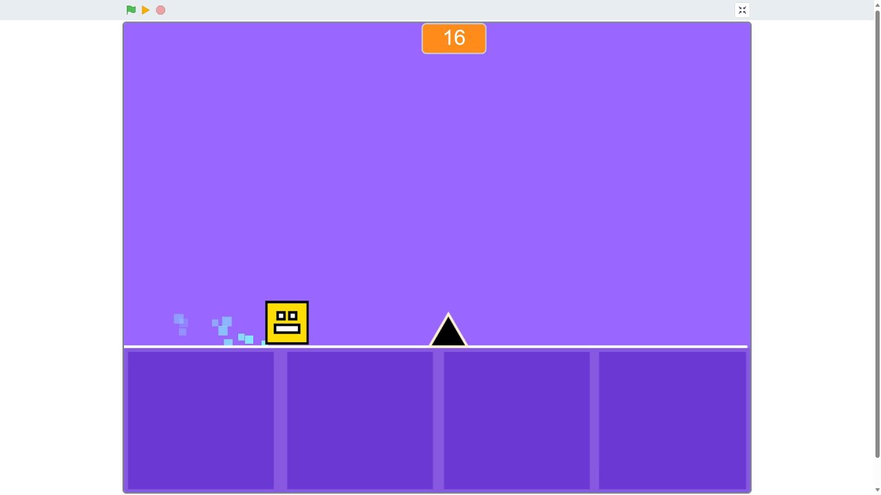 Game Geometry Dash Phần 3 trên Scratch - YouTube