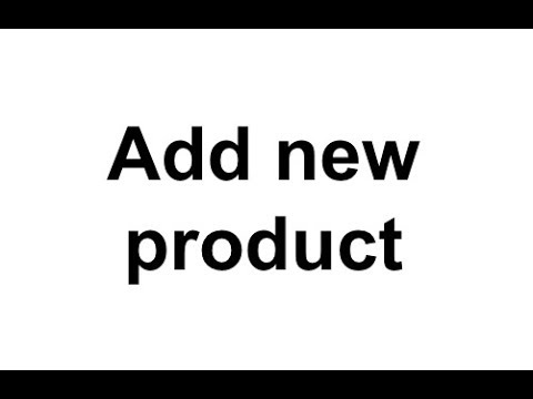 Add new food - YouTube