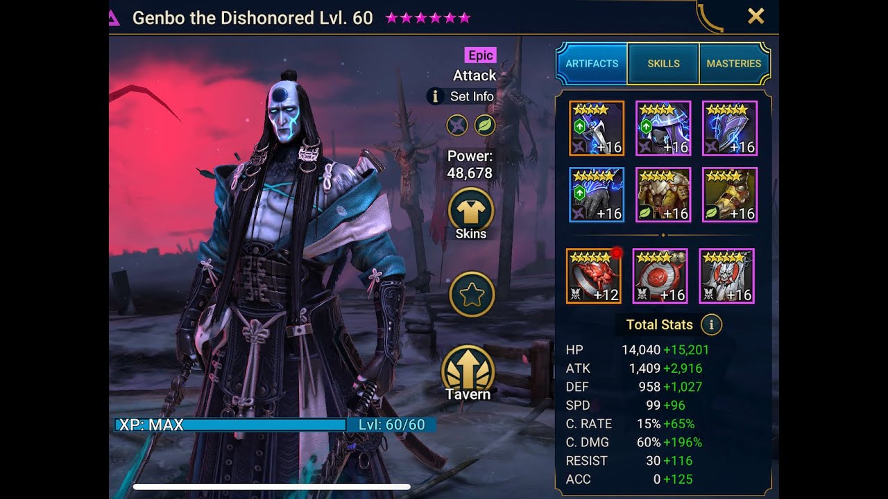 Genbo the Dishonored - First Build | Raid Shadow Legends - YouTube