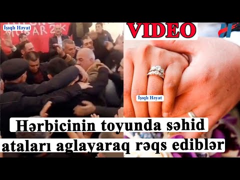 Hərbiçinin toyunda şəhid ataları ağlayaraq rəqs ediblər