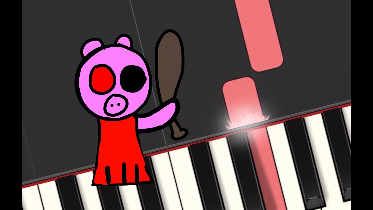 How to play the Roblox Piggy Main Menu theme on the piano - YouTube