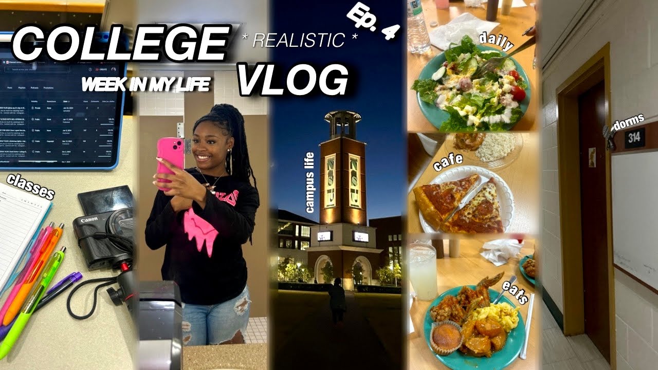 COLLEGE VLOG @nsu ep. 4| WEEKLY VLOG | classes + studying + cafe dates ...