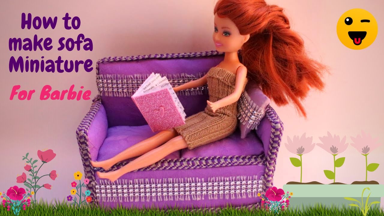 Mini Sofa WOW !!! How to make sofa miniature | DIY diy miniature sofa ...
