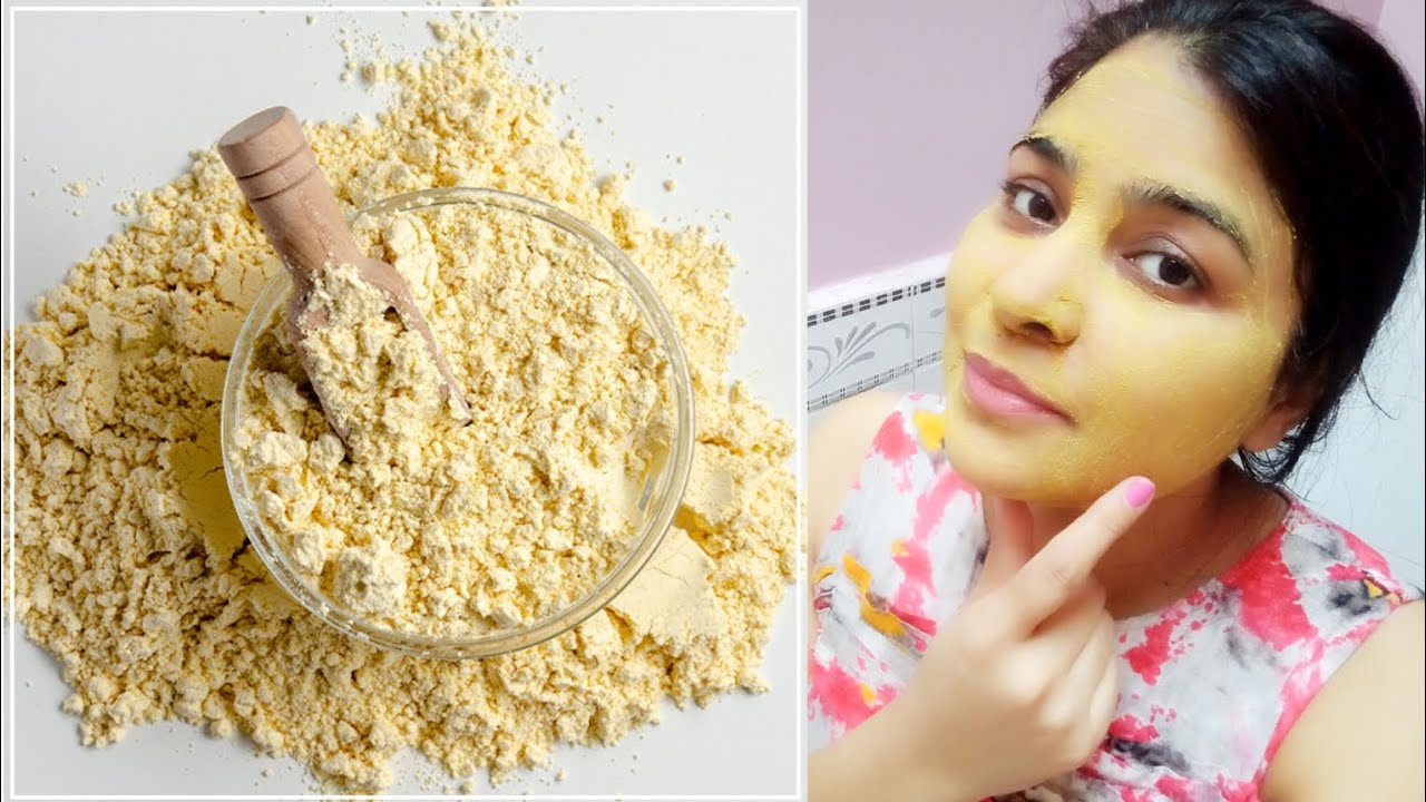 "Instant Glow with Besan Face Pack | DIY Skin Whitening Face Wash ...