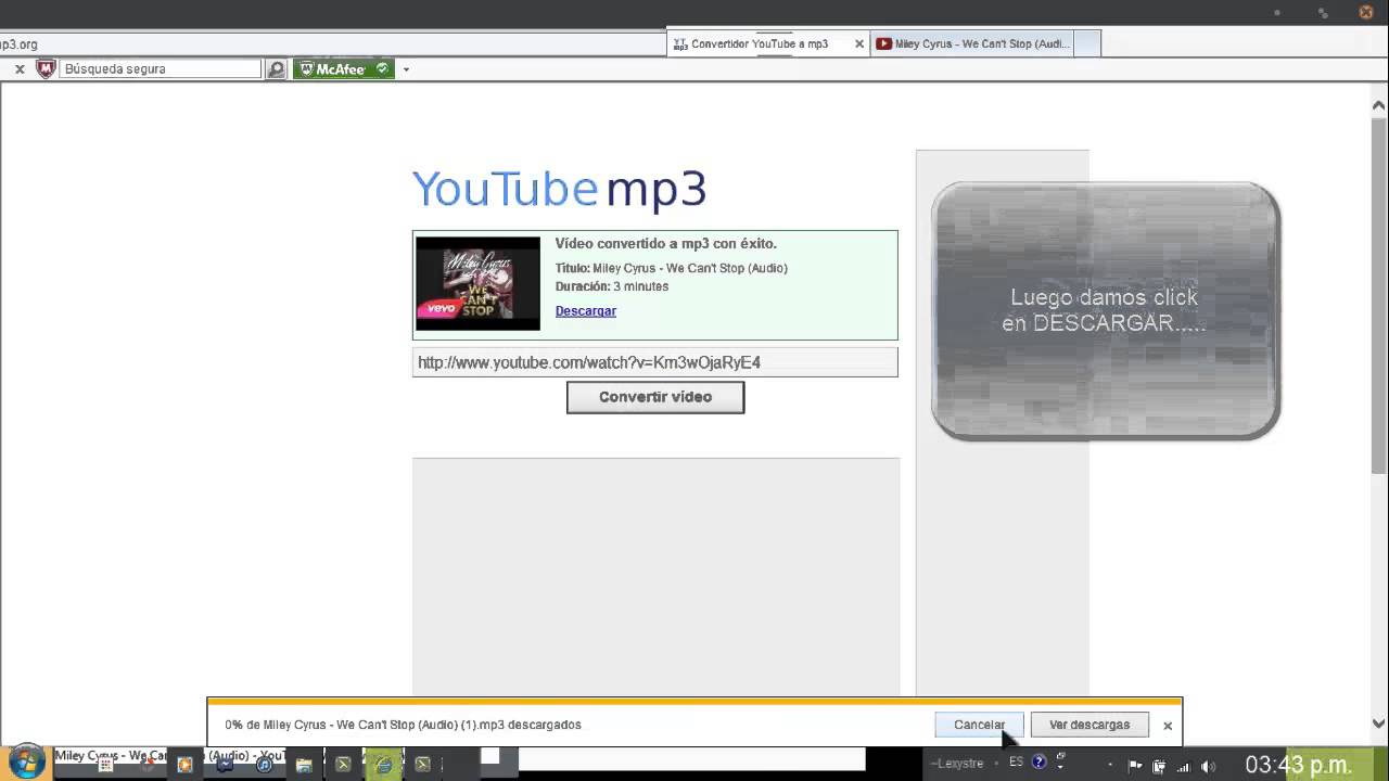 Como descargar musica desde Youtube - YouTube