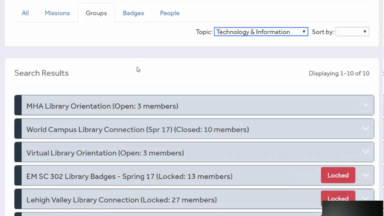 Joining the Virtual Library Orientation in the Digital Badging System - YouTube