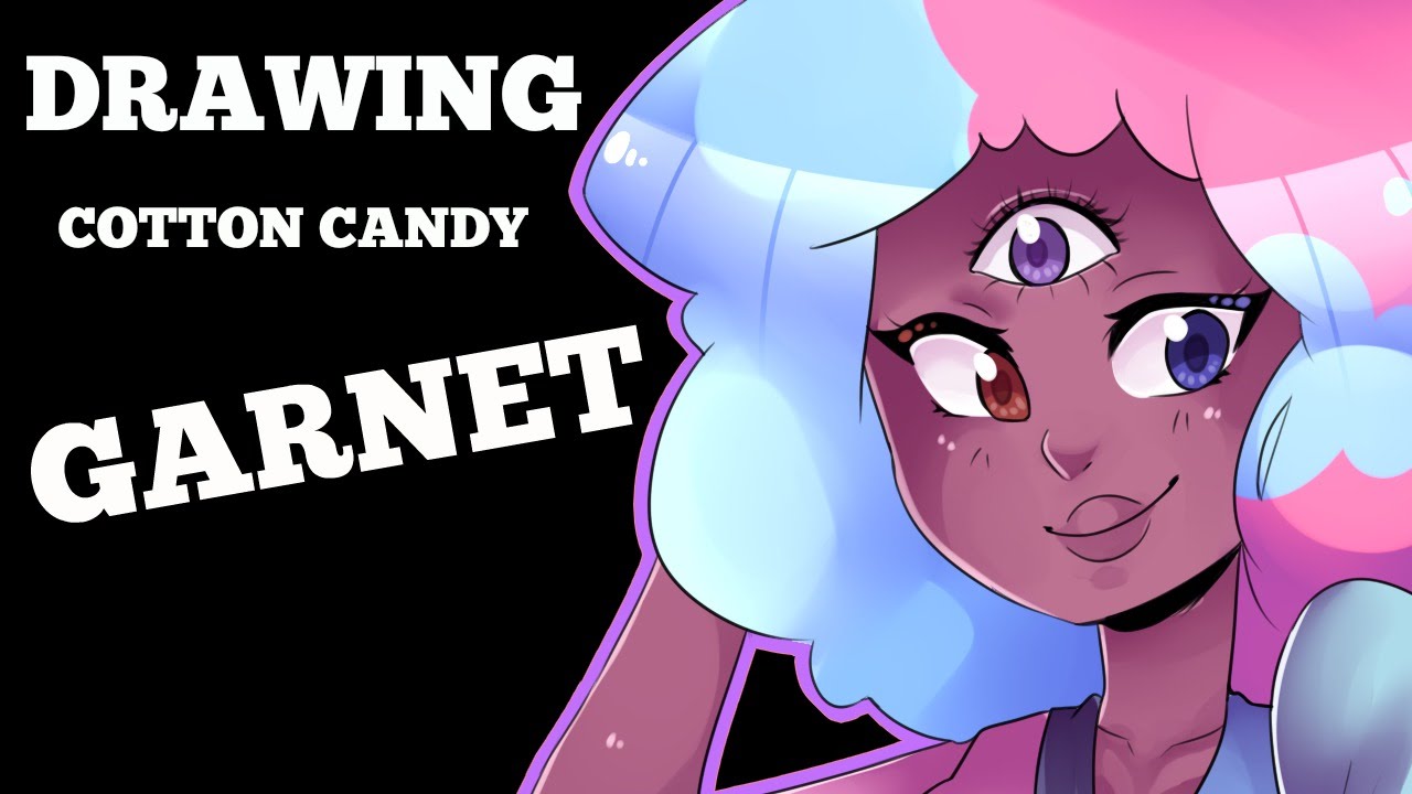 BONUS SPEEDPAINT] COTTON CANDY GARNET ! - YouTube