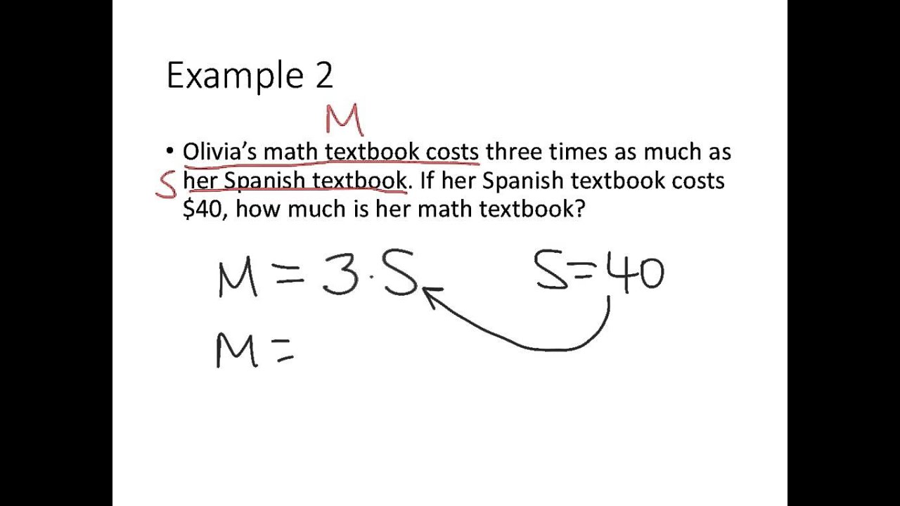 Words and Symbols: Reading Word Problems - YouTube