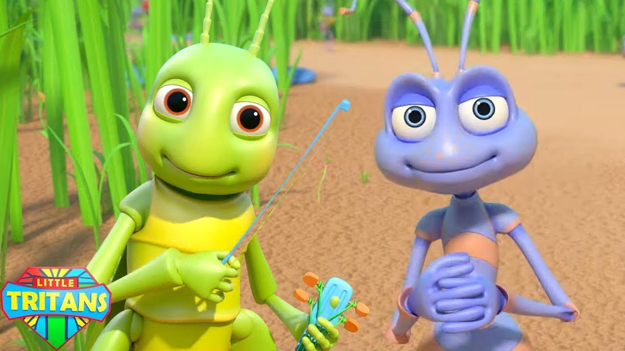 The Story of Ant And The Grasshopper + More Fairy Tales & Cartoon ...