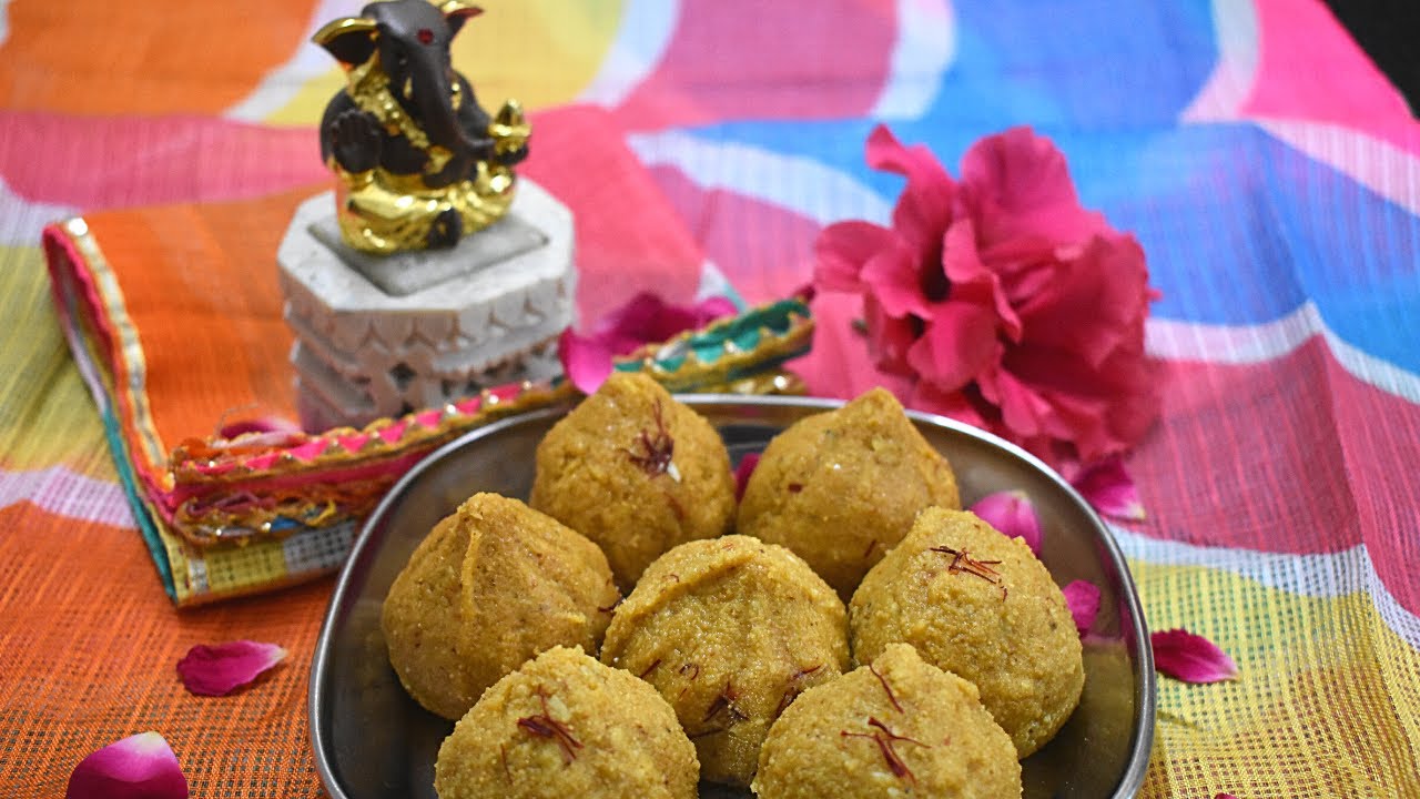Ganesh Chaurthi Special Recipe| Besan Modak | Ganpati Prasad | 3 ...
