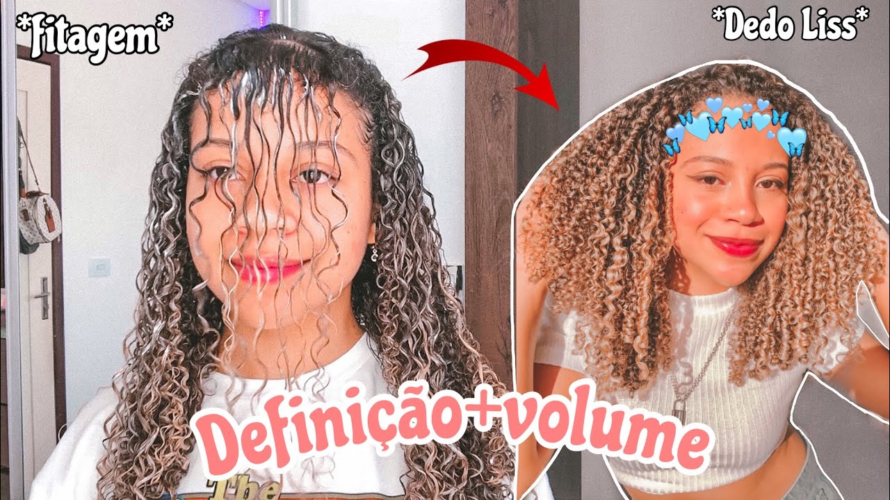 Minha finalização 😱😍 *cachos 3c* - YouTube