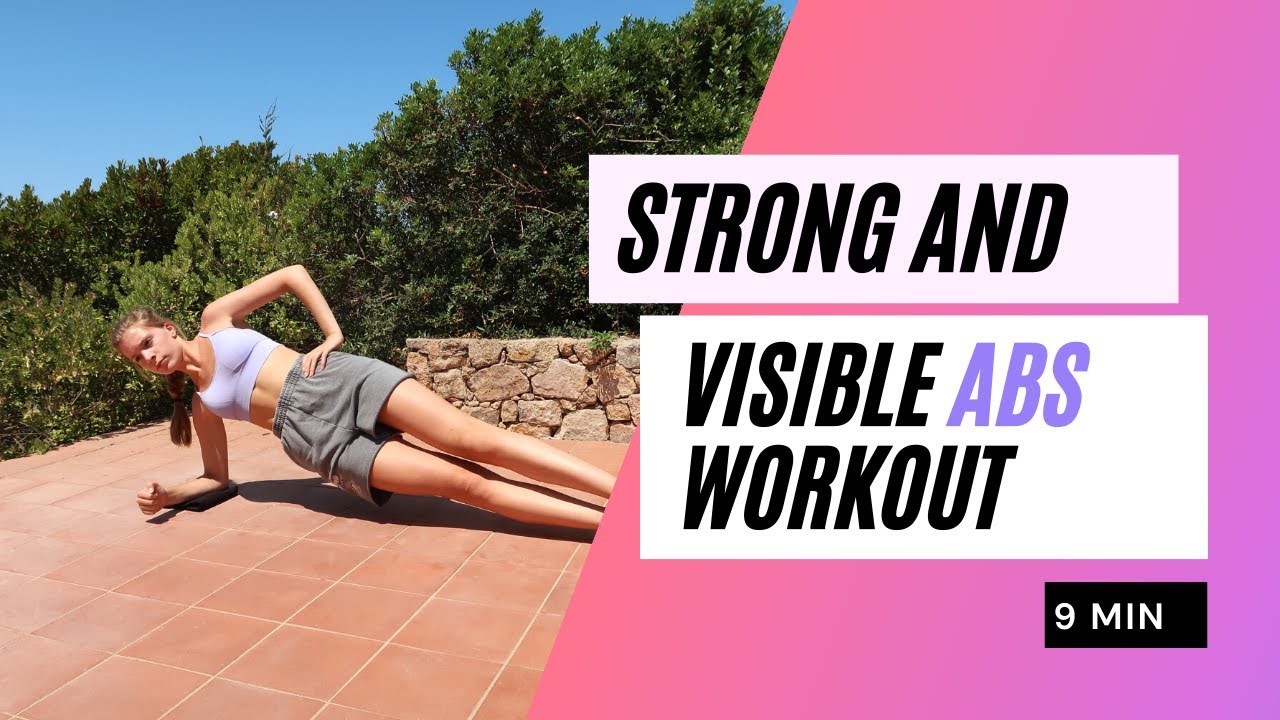 Strong and visible abs workout - YouTube