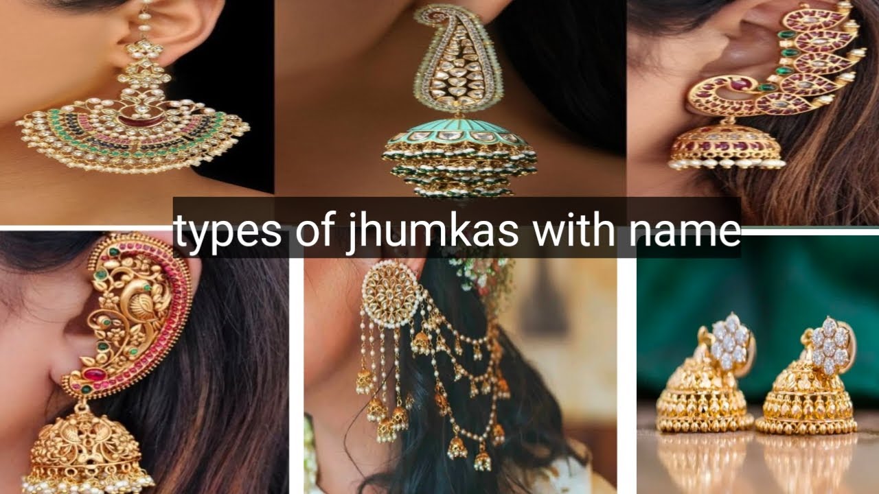 types of jhumka with names - YouTube