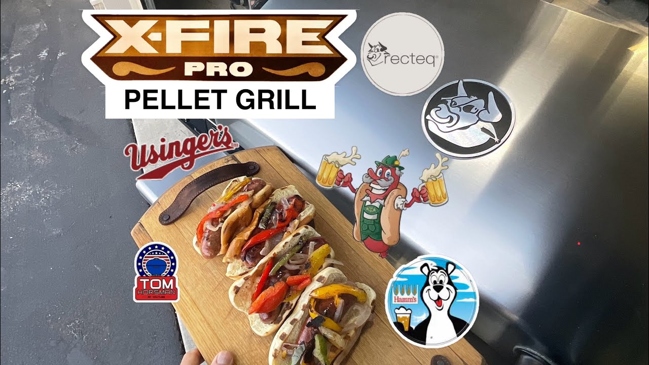 Recteq X-Fire Pro 825 / Double Onion Beer Brats! / Wisconsin Style! - YouTube