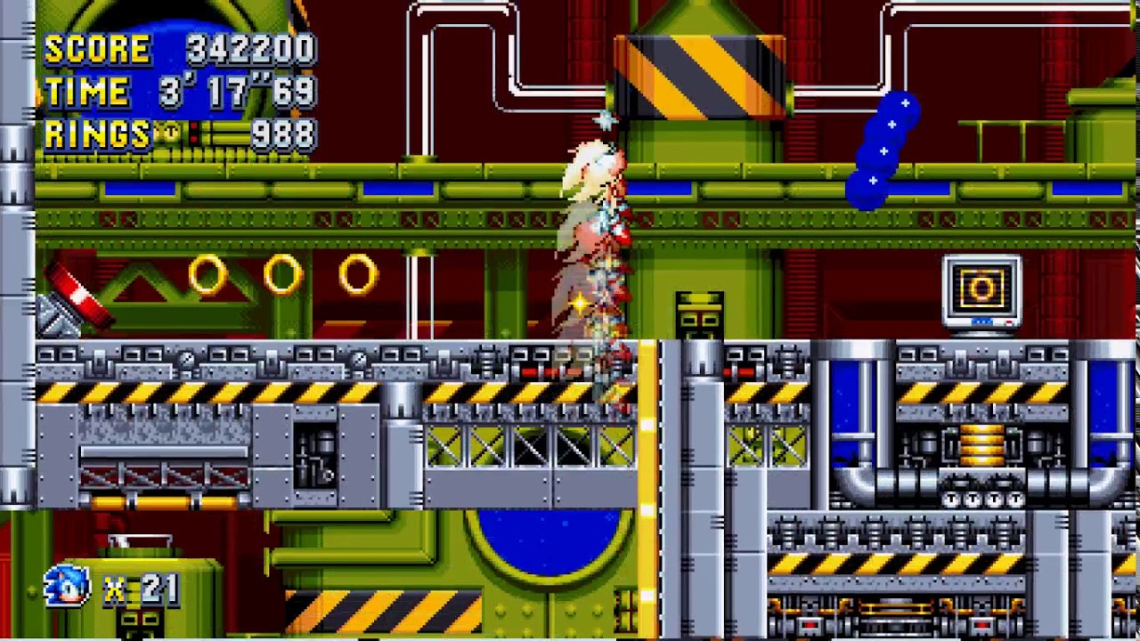 Sonic Mania (PC Gameplay) All Bosses with Super Sonic - YouTube