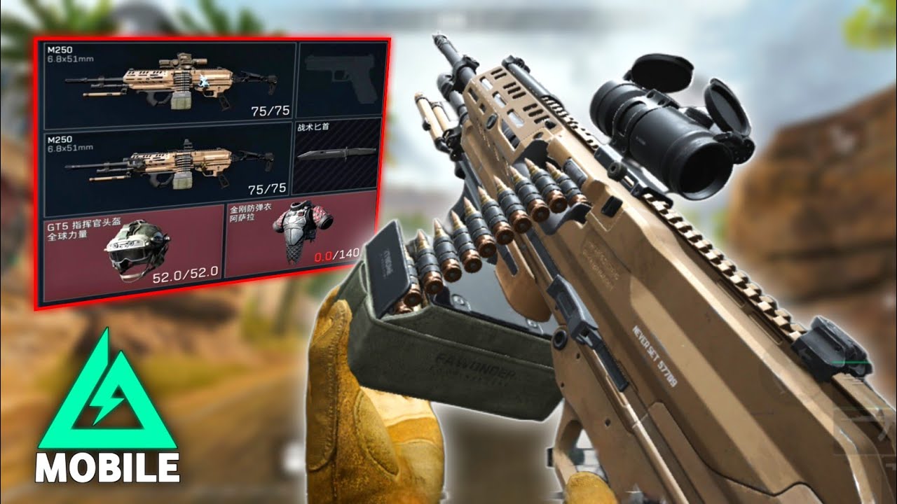M250 Loadout vs T6 Player! Delta Force Mobile - YouTube