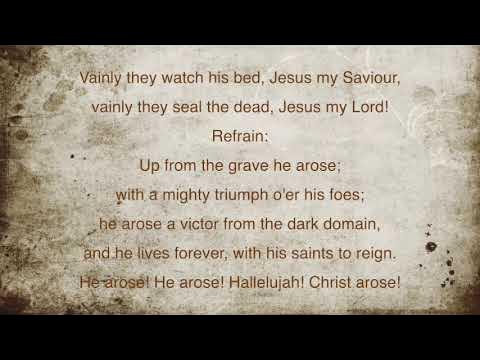 Low In The Grave He Lay | #hymn #organ #lyrics - YouTube
