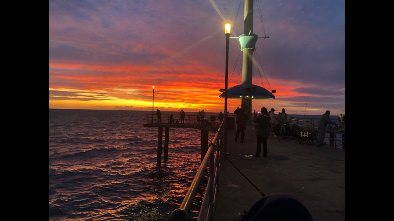 Brighton jetty crabbing SA - YouTube