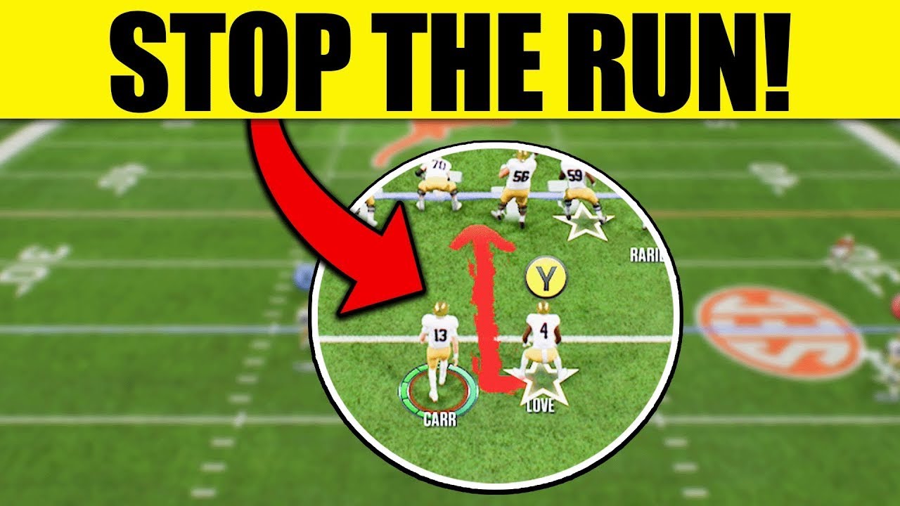 How To Play LOCKDOWN Run Defense In Under 6 Minutes! | College Football ...