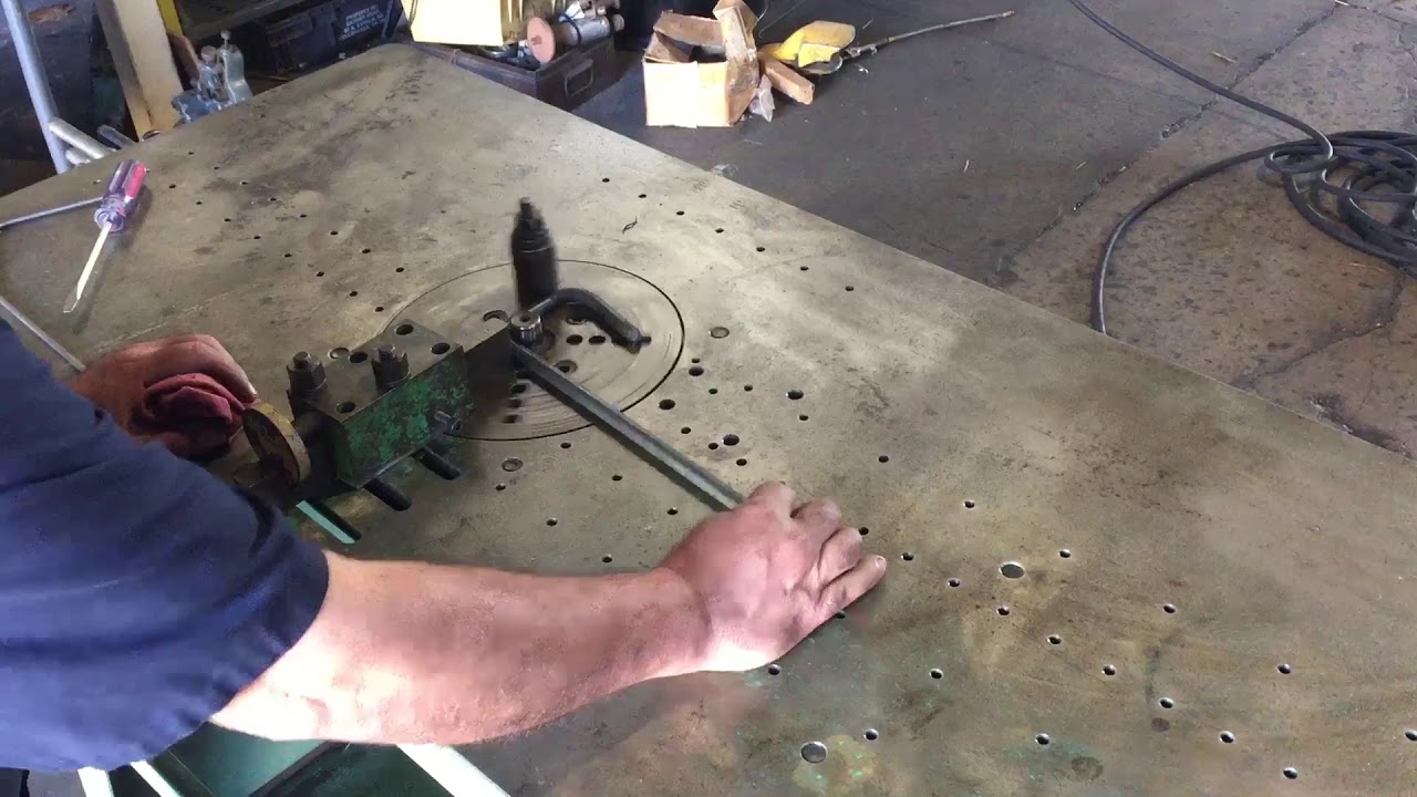 Pneumatic Wire Bender - YouTube