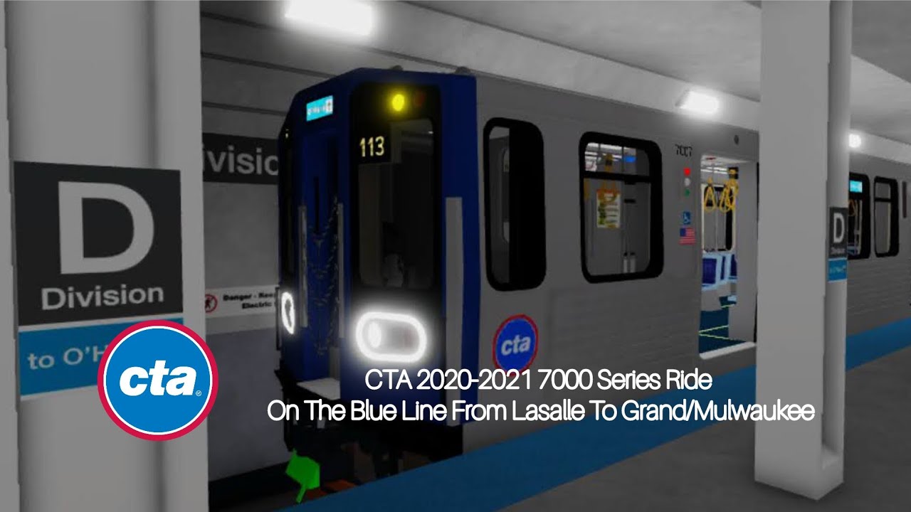 CTA 2020-2021 CRRC Blue Line Ride On The 7000 Series From Lasalle To ...
