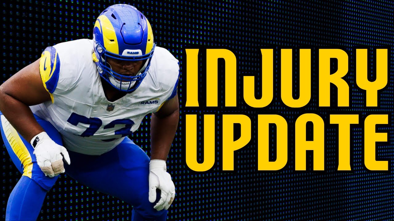 Rams Injury report HINTS at BOTH Jonah Jackson & Steve Avila ACTIVE ...