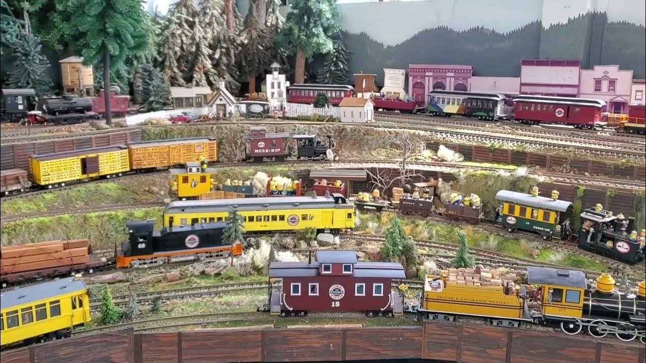 Mendocino Model Railroad Club Featuring cab view - YouTube