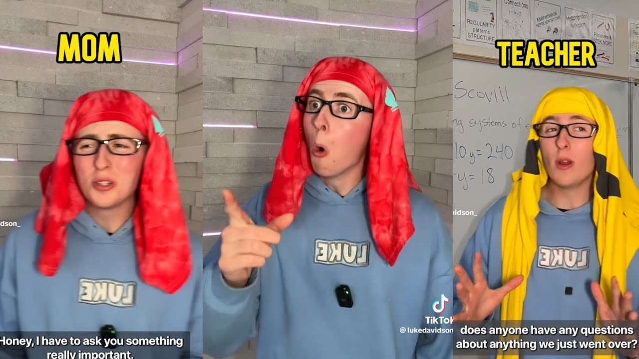 *NEW* OF LUKE DAVIDSON TikTok Compilation 2023 №75 | MOM VS TEACHER ...