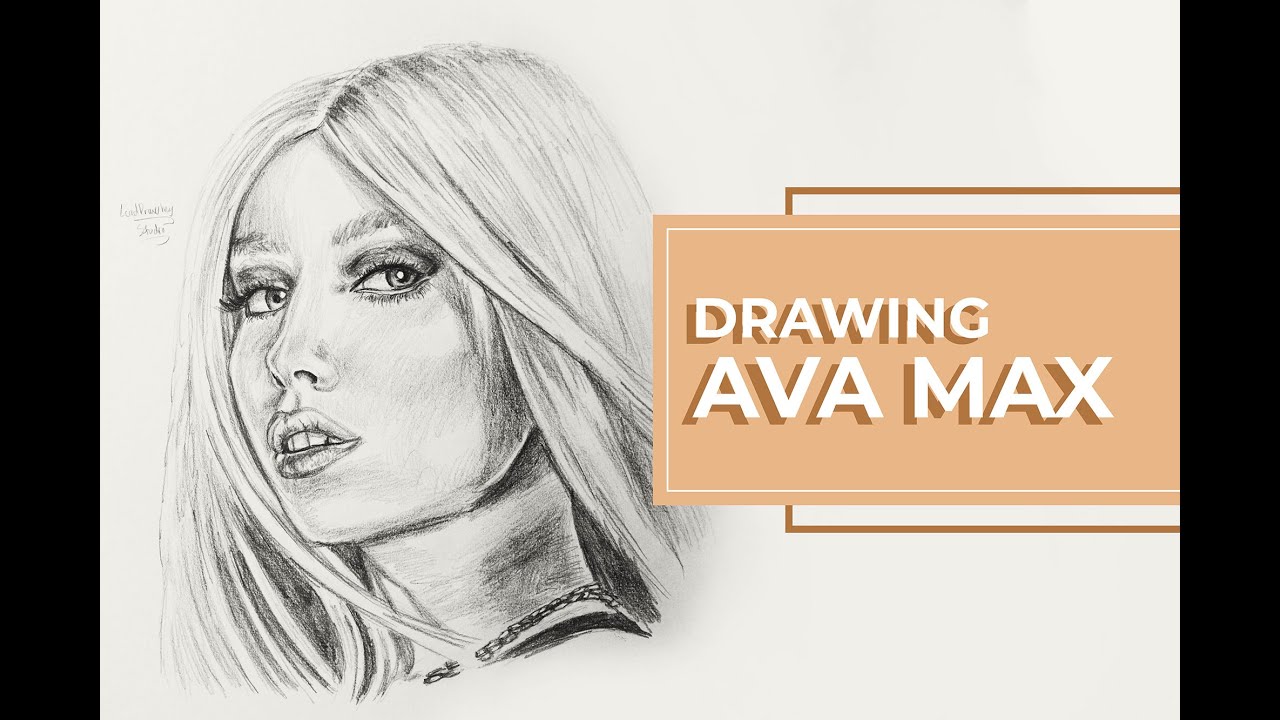 Drawing Ava Max | LeadDrawing Studio - YouTube