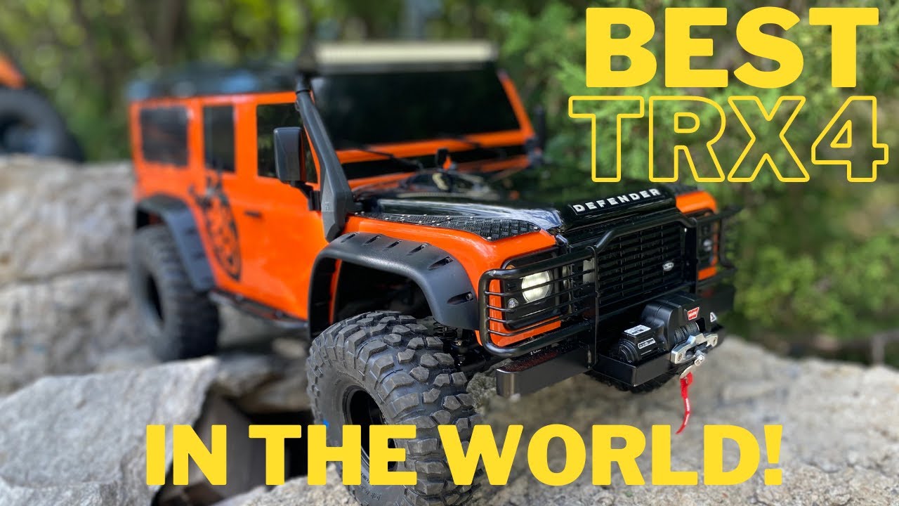 Traxxas TRX4 Orange and Black Special Edition - YouTube