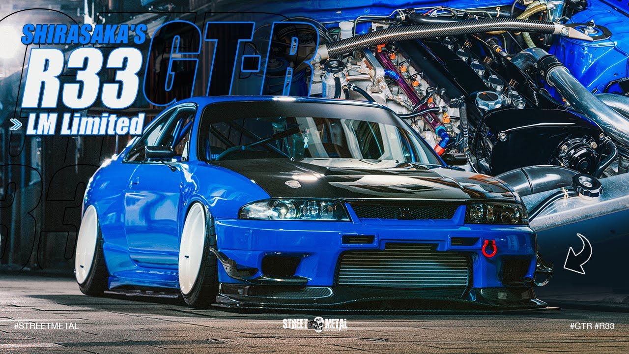 คุณ Shirasaka จับ Nissan Skyline GT-R R33 LM Limited ทำ Stance - YouTube