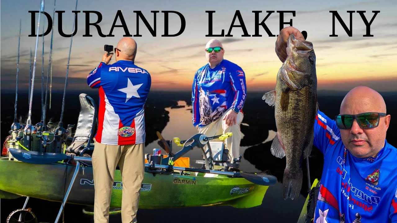 Kayaks fishing Durand Lake, NY #kayakfishing #bass #puertorico #usa ...