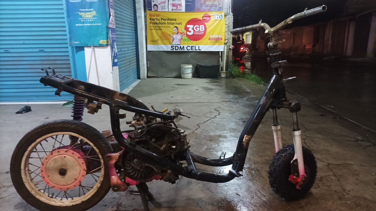 Project goped / otoped mesin mio bagian pengelasan rangka untuk dudukan ...