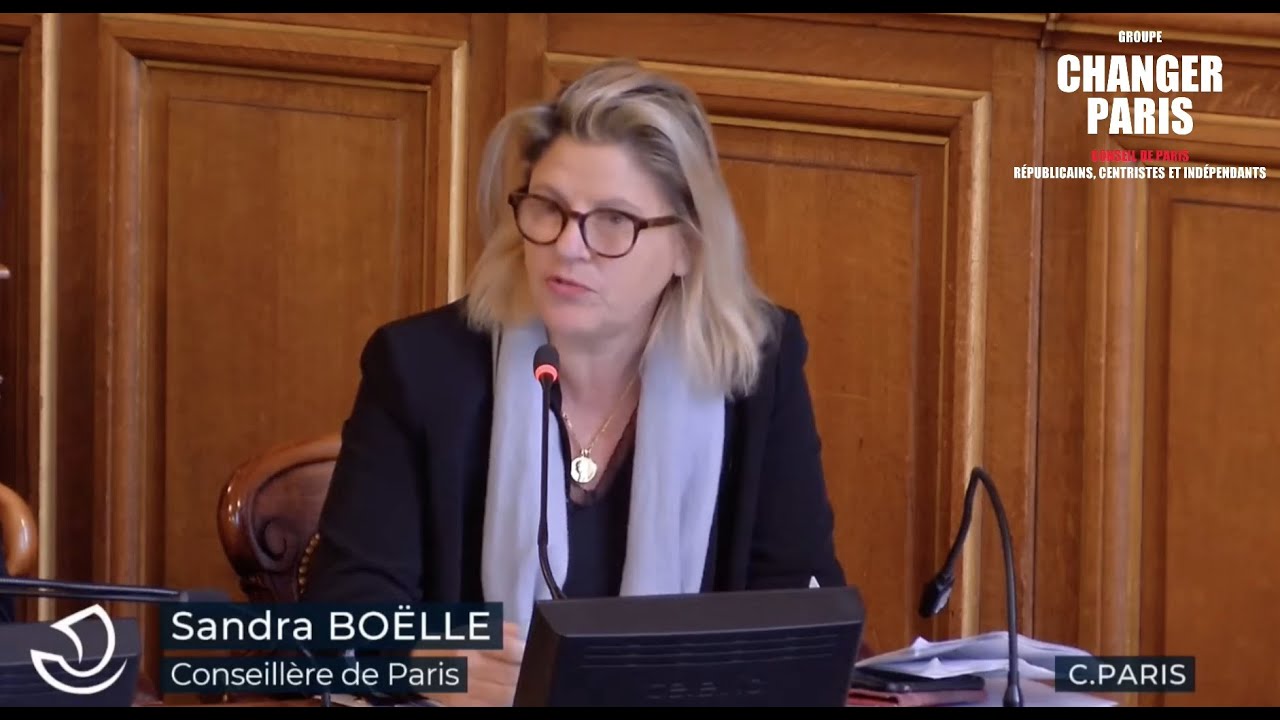 Intervention Sandra Boëlle (Conseil de Paris décembre 2023) - YouTube
