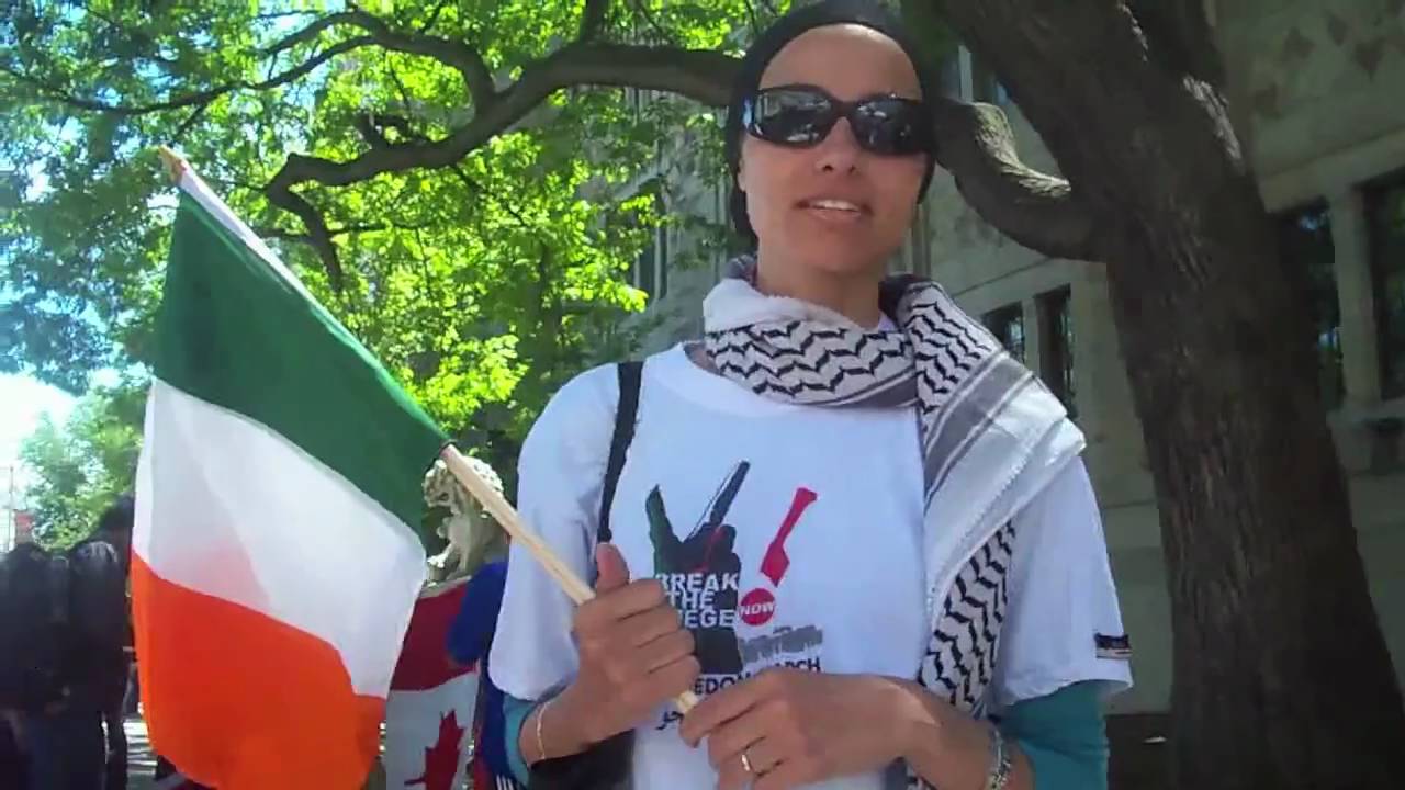 Sarah Mahmoud Free Gaza Organizer Toronto June-5-2010 - YouTube