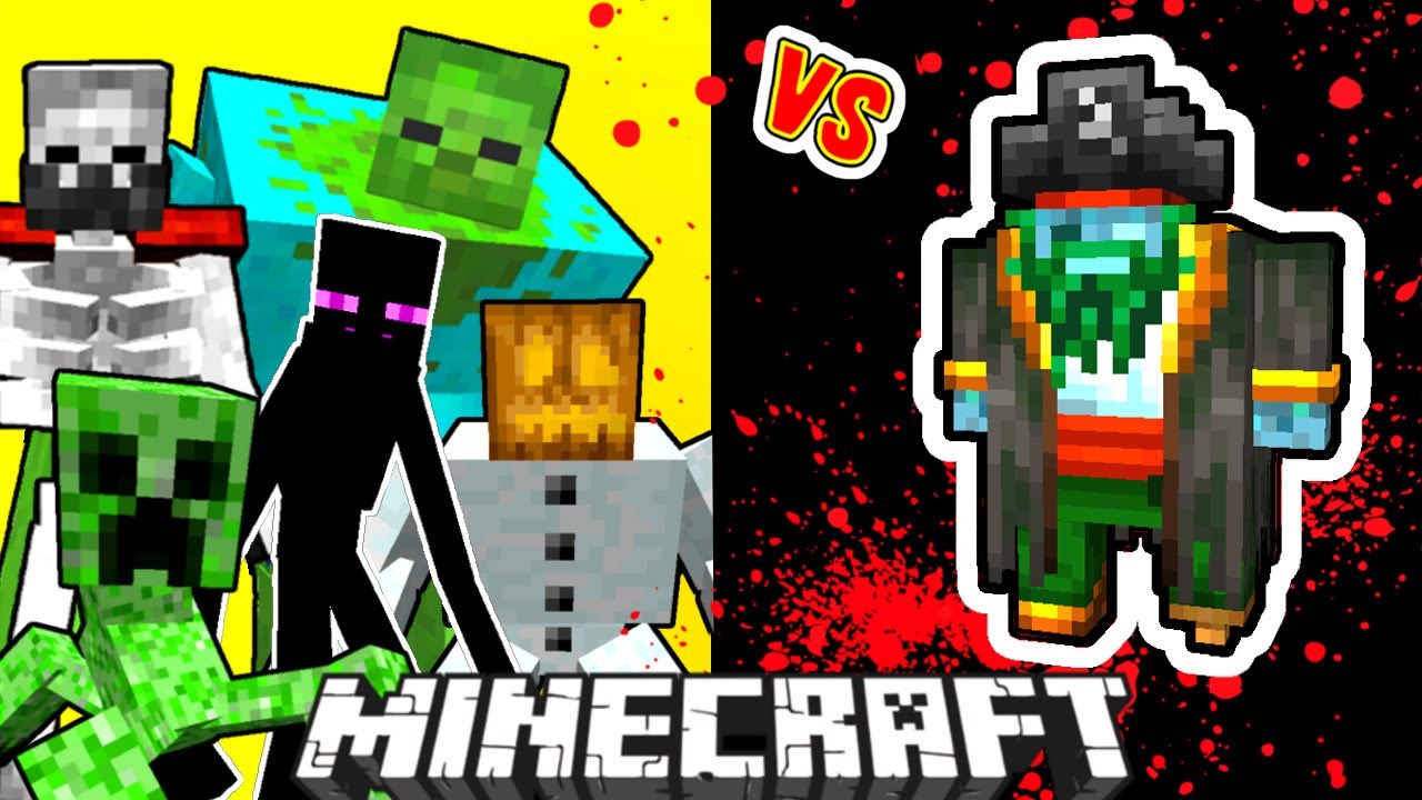 Dead Beard Vs. Mutant Monsters in Minecraft - YouTube