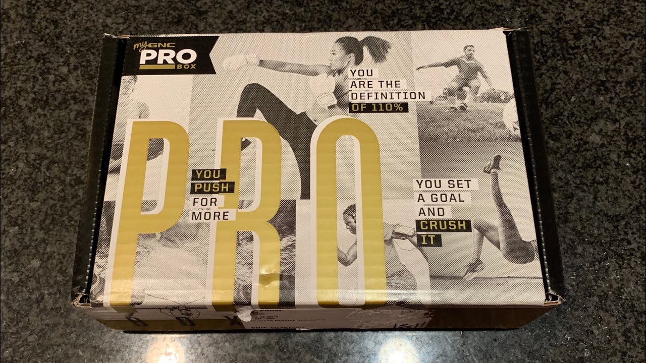 GNC Pro Box March 2019 Unboxing - YouTube