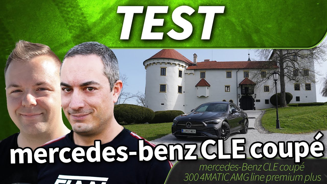 2024 mercedes-Benz CLE coupé 300 4MATIC AMG line premium plus - test ...