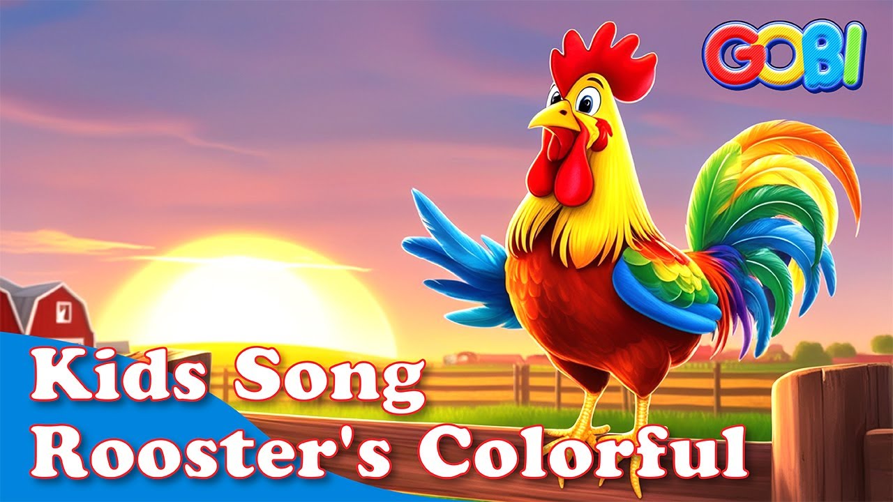 Kids Song Rooster's Colorful (Nursery Rhymes & Kids Songs) - YouTube